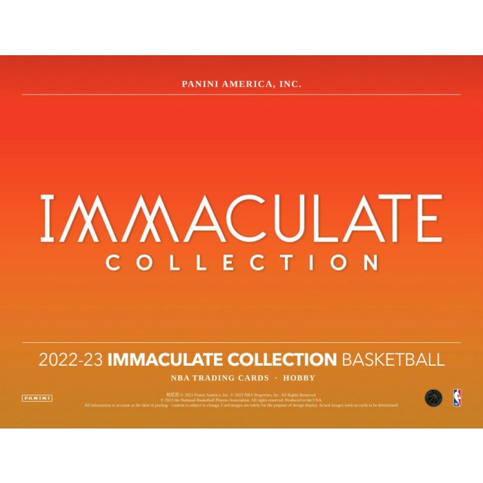 2022-23 Panini Immaculate Basketball Hobby Box | Steel City Collectibles