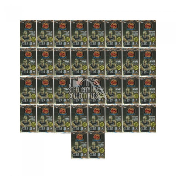 2000-01 Topps Tip Off Basketball Retail 34-Pack Lot | Steel City ...