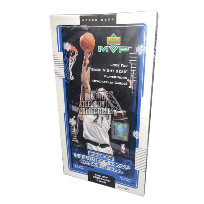 2001-02 Upper Deck MVP Basketball Hobby Box | Steel City Collectibles