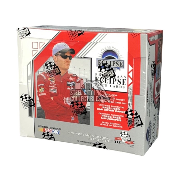 2003 Press Pass Eclipse Racing Hobby Box | Steel City Collectibles