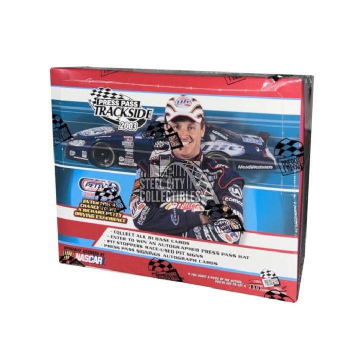 2003 Press Pass Trackside Racing Hobby Box | Steel City Collectibles