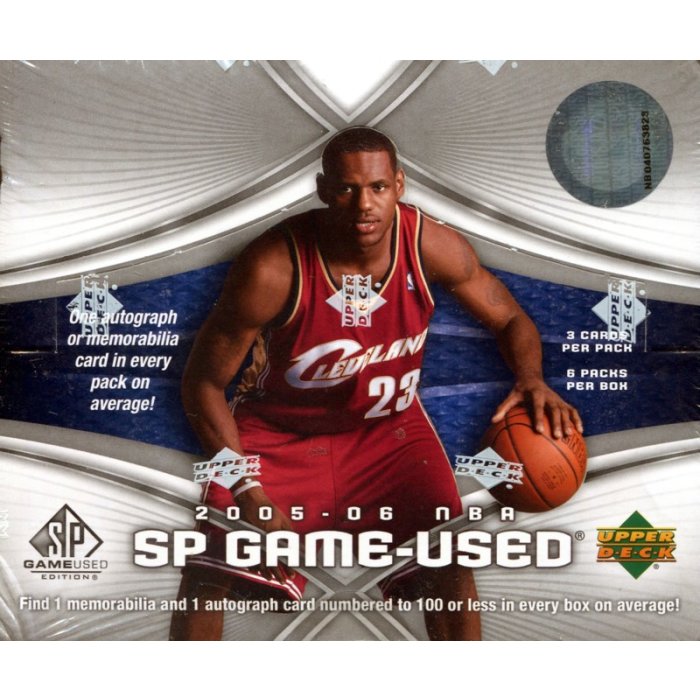 2005 06 Upper Deck Sp Game Used Basketball Hobby Box Steel City