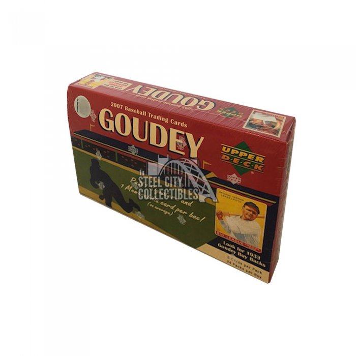 2007 Upper Deck Goudey Baseball Hobby Box | Steel City Collectibles