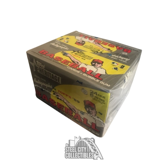 2008 Topps Heritage Baseball 24 Pack Retail Box - Square | Steel City ...