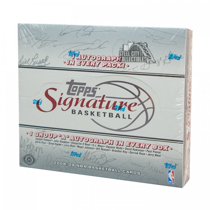 2008-09 Topps Signature Basketball Hobby Box | Steel City Collectibles