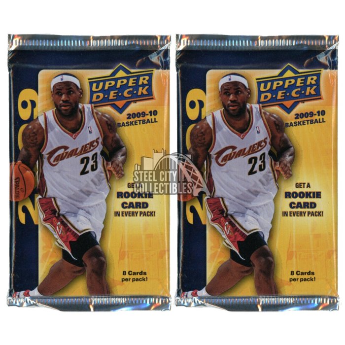 2009-10 Upper Deck Basketball 8ct Retail 2-Pack Lot | Steel City ...