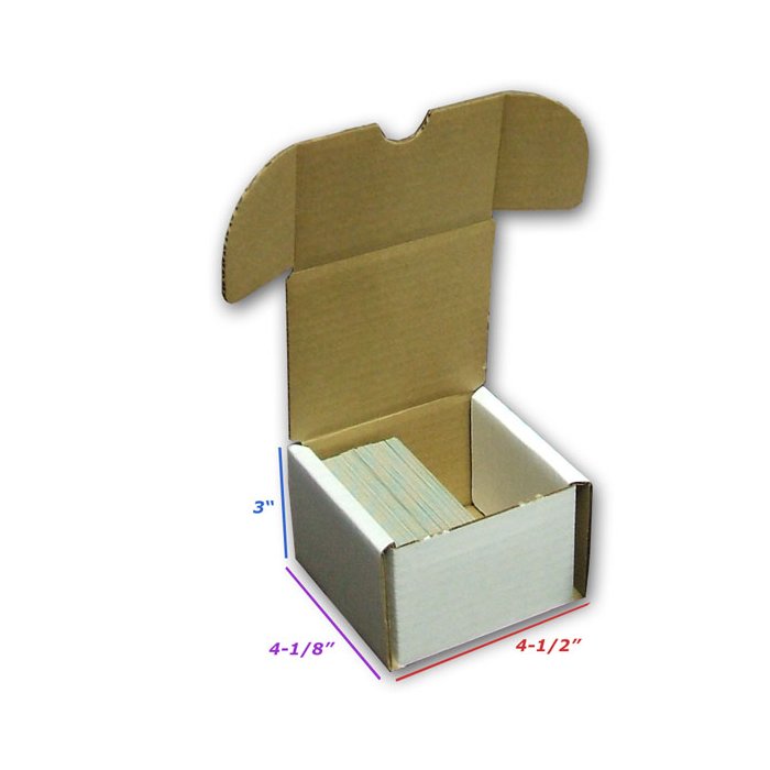 200ct Cardboard Storage Boxes Bundle of 25 | Steel City Collectibles
