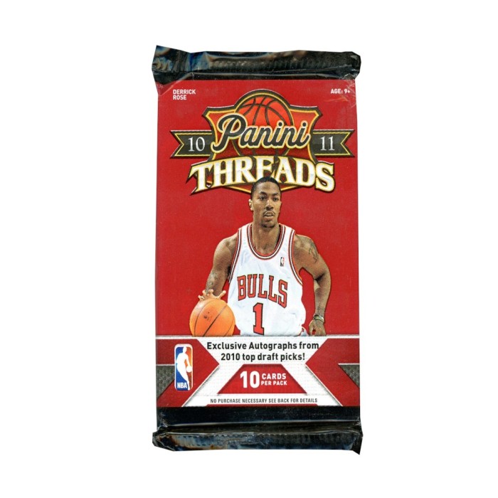 2010-11 Panini Threads Basketball Retail Pack | Steel City Collectibles