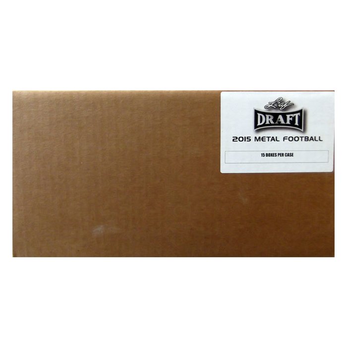 2015 Leaf Metal Draft Hobby Football 15-Box Case | Steel City Collectibles