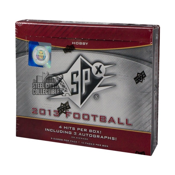 2013 Upper Deck SPx Football Hobby Box Random Division Group Break #1 ...