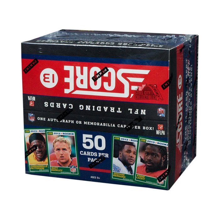 2013 Score Football Jumbo Box | Steel City Collectibles