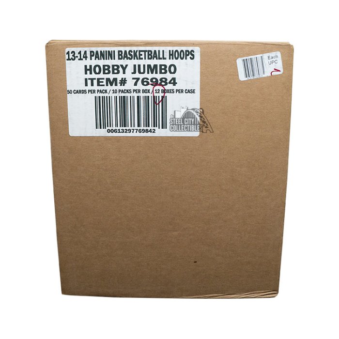 2013-14 Panini NBA Hoops Basketball Hobby Jumbo 12-Box Case | Steel ...
