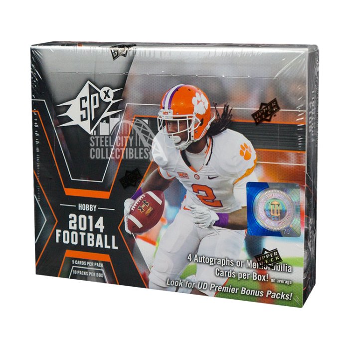 2014 Upper Deck SPx Football Hobby Box | Steel City Collectibles