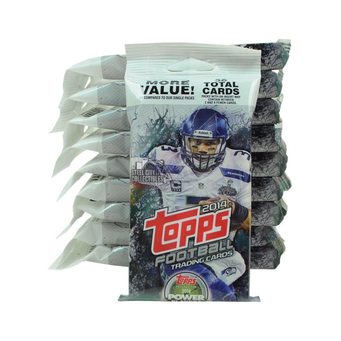 2014 Topps Football Retail Jumbo 12-Pack Lot | Steel City Collectibles