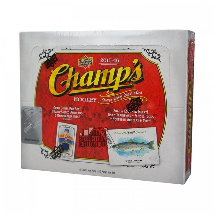 2015-16 Upper Deck Champs Hockey Hobby Box Random 4-Pack Break #6 ...