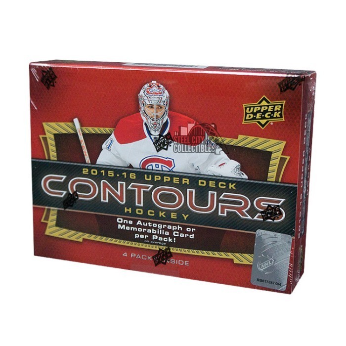 2015-16 Upper Deck Contours Hockey Hobby Box Random Pack Group Break ...