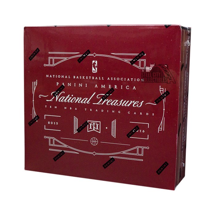 2015-16 Panini National Treasures Basketball Hobby Box | Steel City ...
