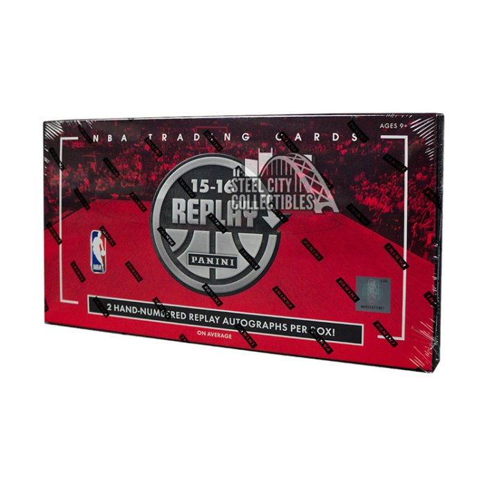 2015-16 Panini Replay Basketball Hobby Box | Steel City Collectibles