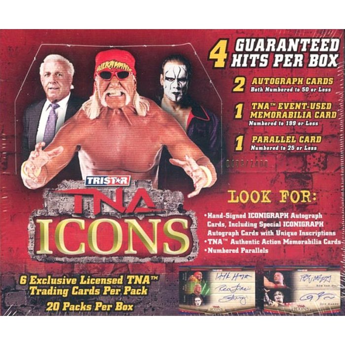 2010 Tristar TNA Icons Wrestling Hobby 24-Box Case | Steel City ...