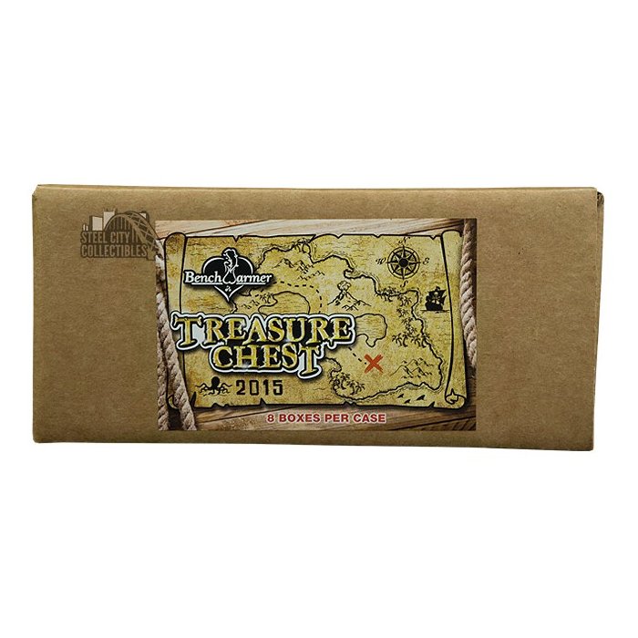 2015 Benchwarmer Treasure Chest Trading Cards Hobby 8-Box Case | Steel ...