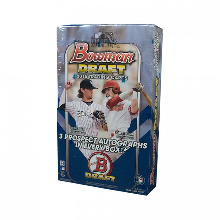2015 Bowman Draft Picks & Prospects Baseball Jumbo Box | Steel City ...