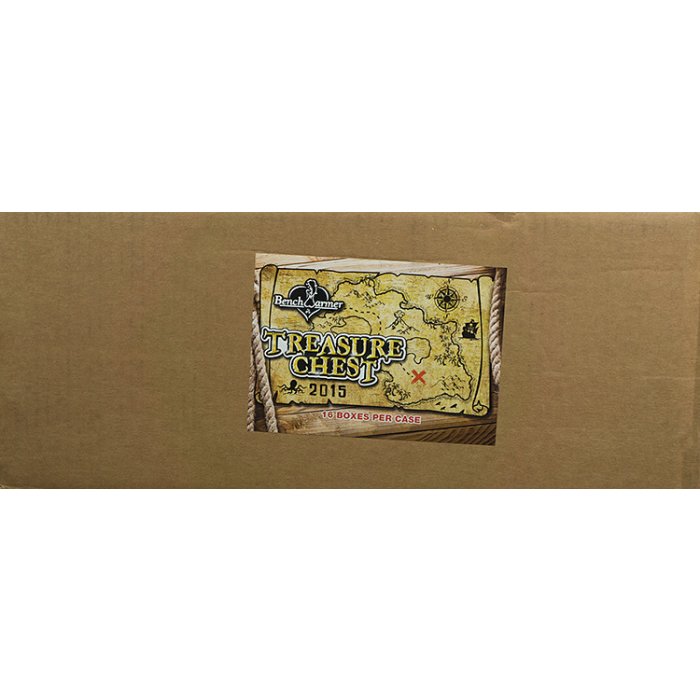 2015 Benchwarmer Treasure Chest Trading Cards Hobby 16-Box Case | Steel ...