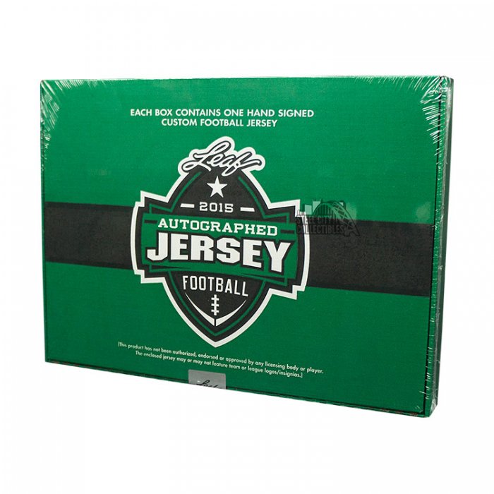 2015 Leaf Autographed Jersey Edition Football Hobby Box | Steel City ...