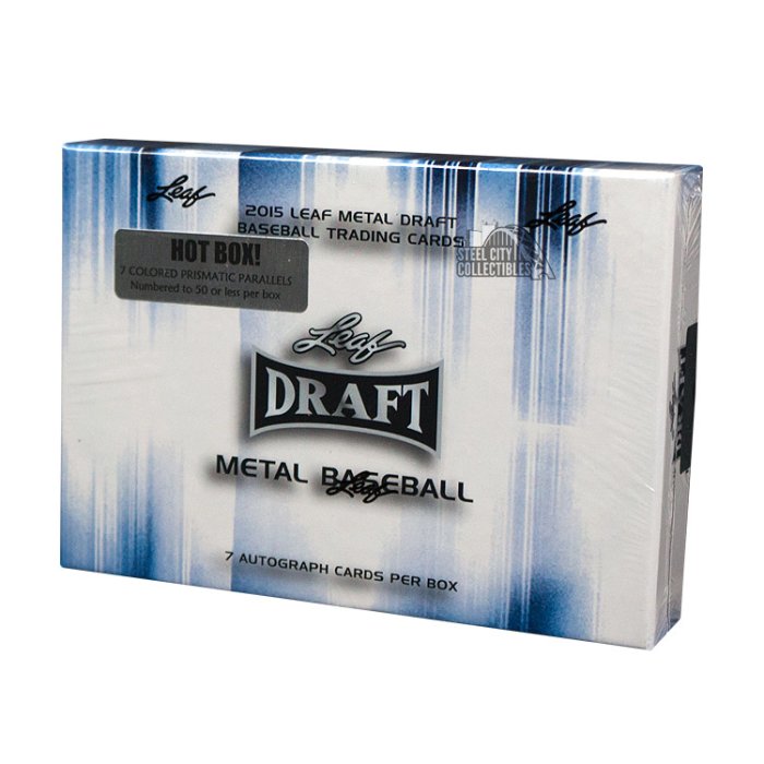 2015 Leaf Metal Draft Baseball Hobby Hot Box | Steel City Collectibles