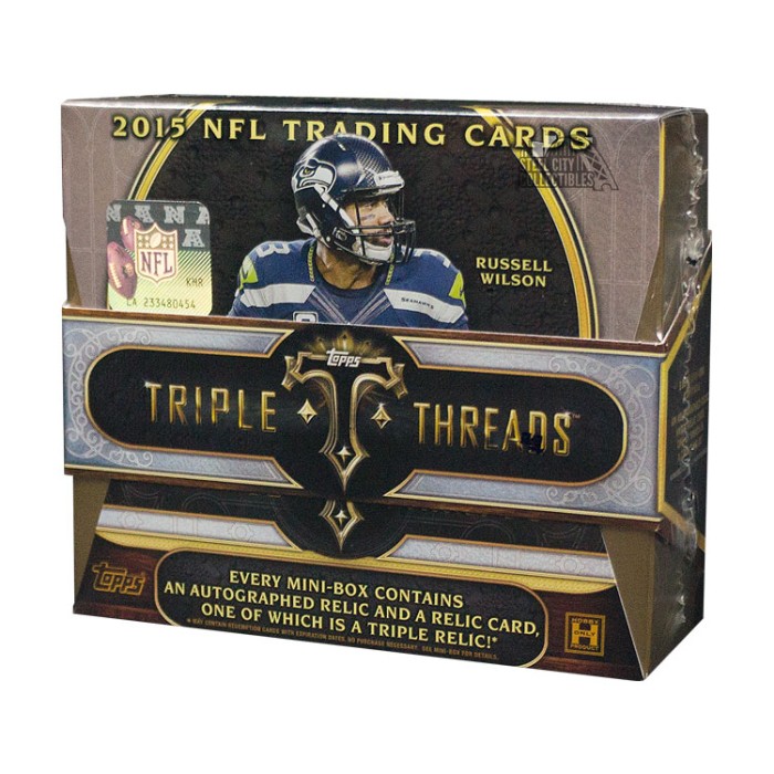 2015 Topps Triple Threads Football Hobby Box | Steel City Collectibles