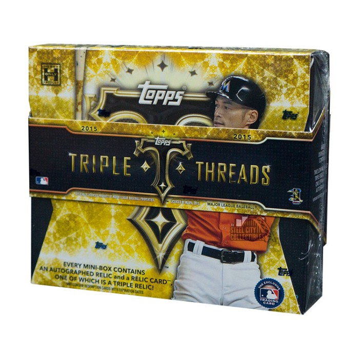 2015 Topps Triple Threads Baseball Hobby Box | Steel City Collectibles