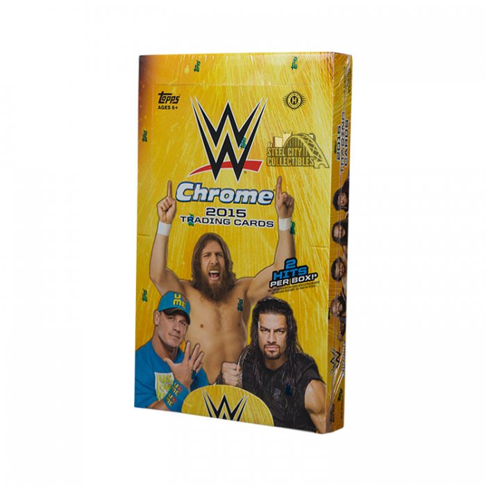 2015 Topps Chrome WWE Wrestling Hobby Box | Steel City Collectibles