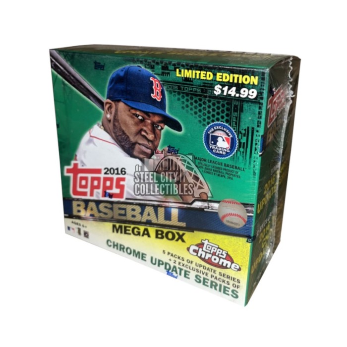 2016 Topps Chrome Update Baseball Mega Box | Steel City Collectibles