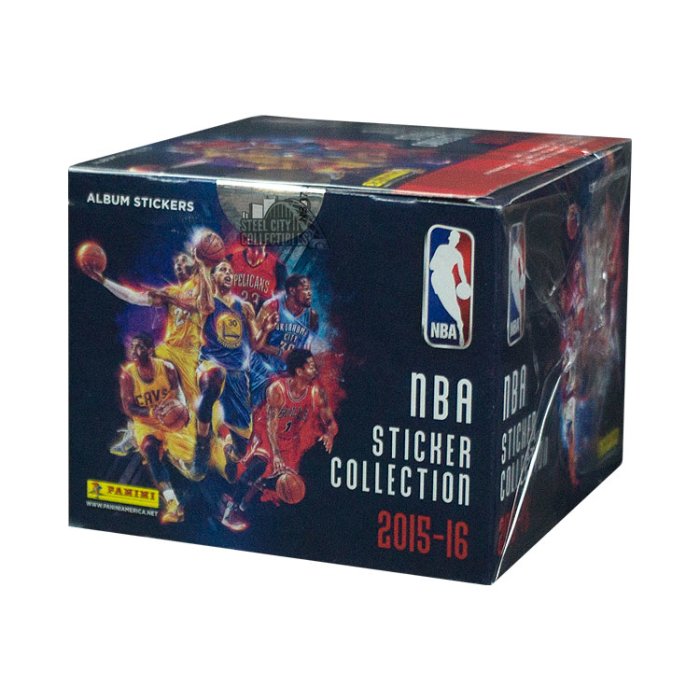 2015-16 Panini NBA Basketball Sticker Collection 50ct Box | Steel City ...