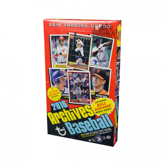 2016 Topps Archives Baseball Hobby Box | Steel City Collectibles