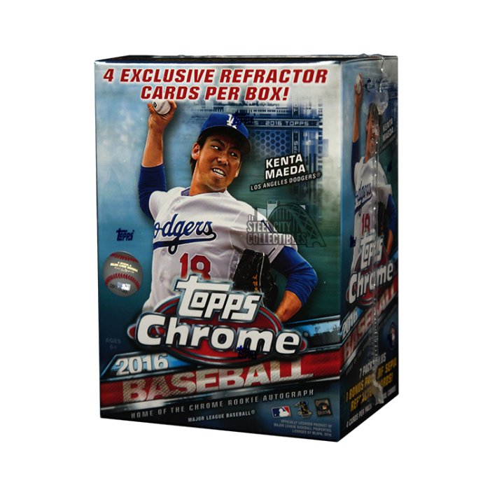 2016 Topps Chrome Baseball Blaster Box | Steel City Collectibles