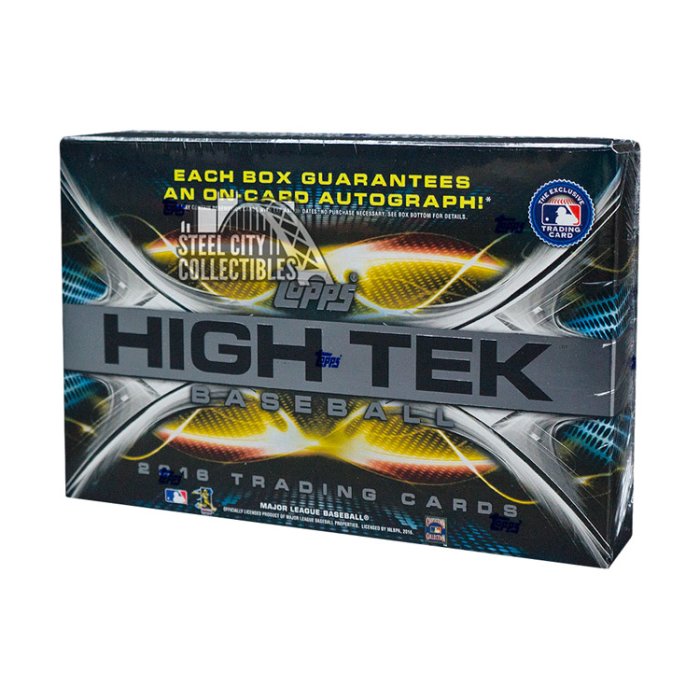 2016 Topps High Tek Baseball Hobby Box | Steel City Collectibles