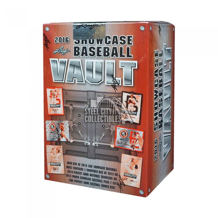 2016 Leaf Showcase Baseball Vault Hobby Box | Steel City Collectibles