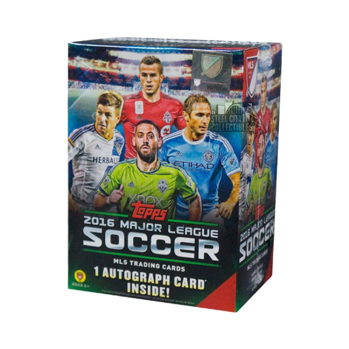 2016 Topps MLS Soccer 8-pack Blaster Box | Steel City Collectibles