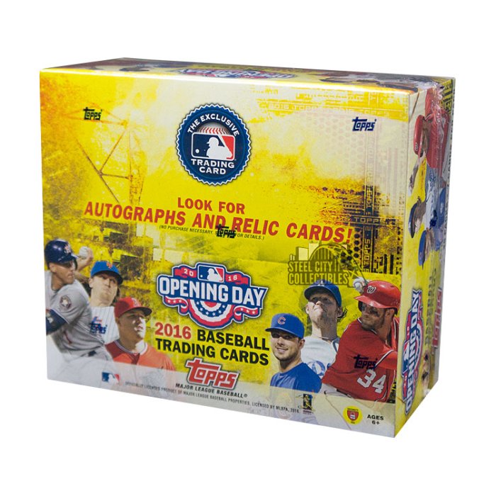 2016 Topps Opening Day Baseball 36ct Box | Steel City Collectibles