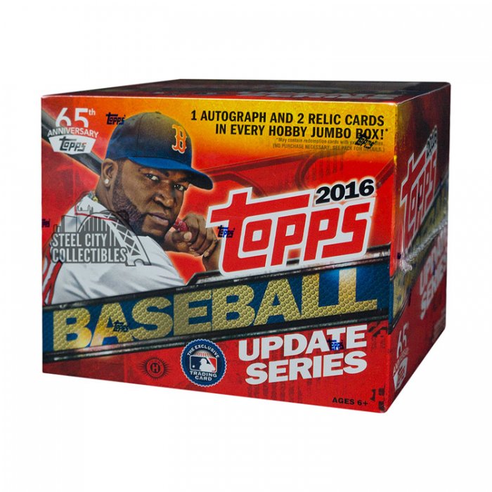 2016 Topps Update Series Baseball Hobby Jumbo Box | Steel City Collectibles