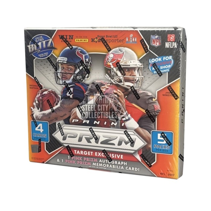 2017 Panini Prizm Football 5-Pack Target Exclusive Retail Box **PLEASE ...