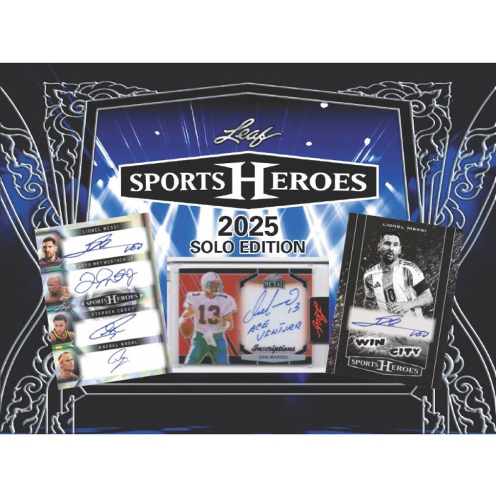 2025 Leaf Metal Sports Heroes Solo Edition 25-Pack Case | Steel City ...