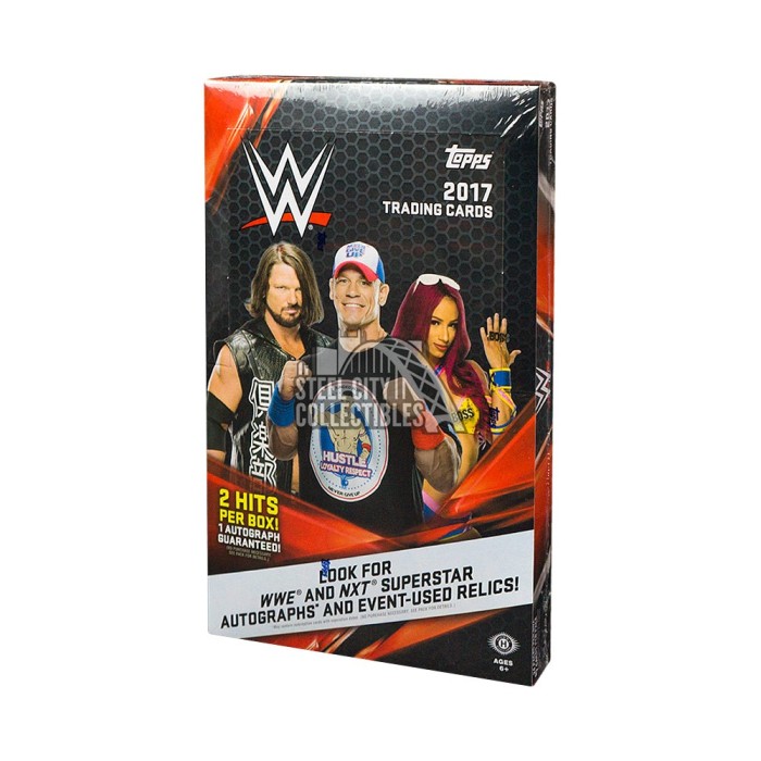 2017 Topps WWE Wrestling Hobby Box | Steel City Collectibles
