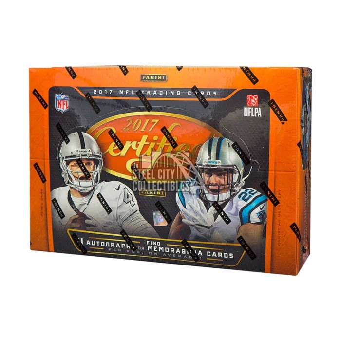 2017 Panini Certified Football Hobby Box | Steel City Collectibles