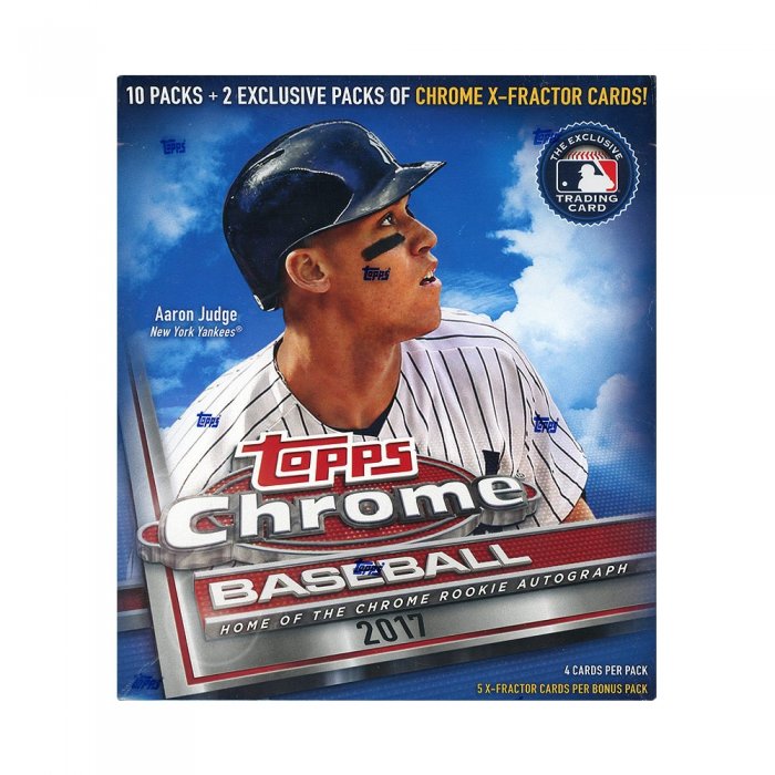 2017 Topps Chrome Baseball Monster Box | Steel City Collectibles
