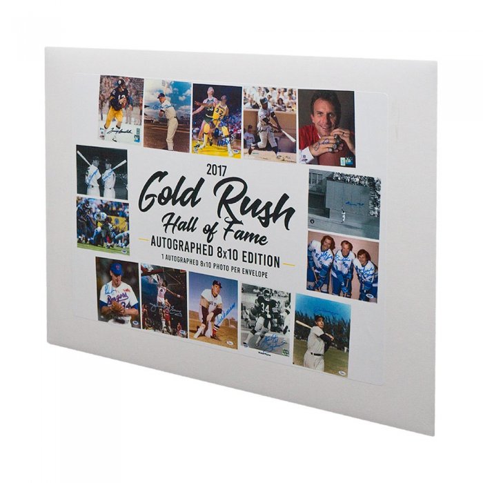 2017 Gold Rush Hall of Fame Multi-Sport Autographed 8x10 Envelope Pack ...