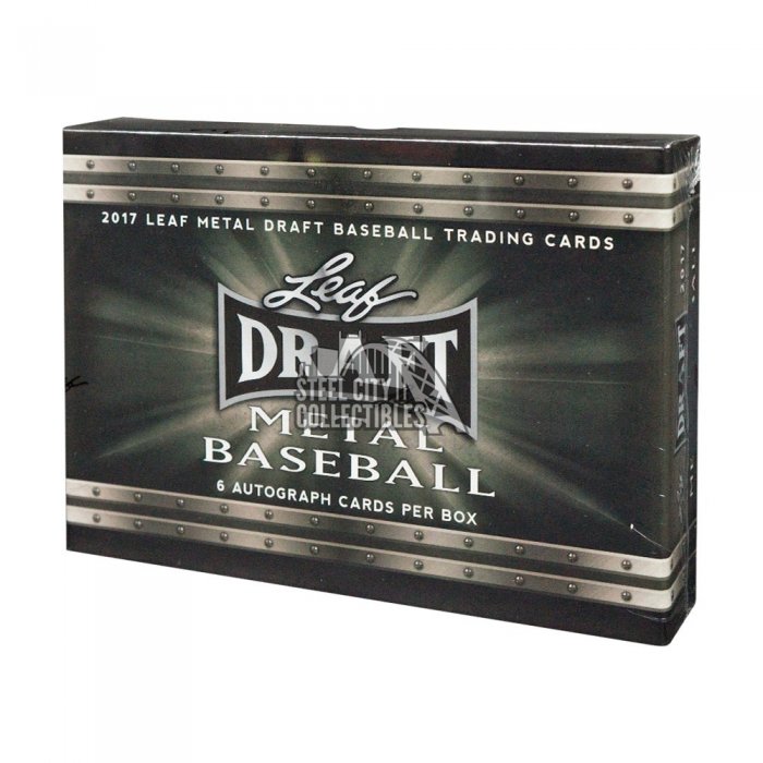 2017 Leaf Metal Baseball Hobby Box | Steel City Collectibles