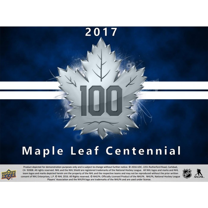 2017-18 Upper Deck Toronto Maple Leafs Centennial 8-Pack Blaster Box | Steel City Collectibles