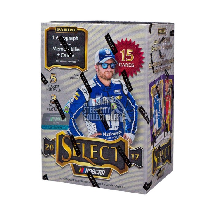 2017 Panini Select Racing 3 Pack Blaster Box | Steel City Collectibles