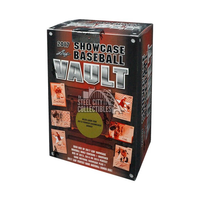 2017 Leaf Showcase Vault Baseball Hobby Box | Steel City Collectibles